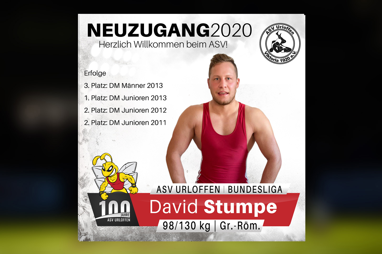 David Stumpe wechselt zum ASV +++ - ASV Urloffen